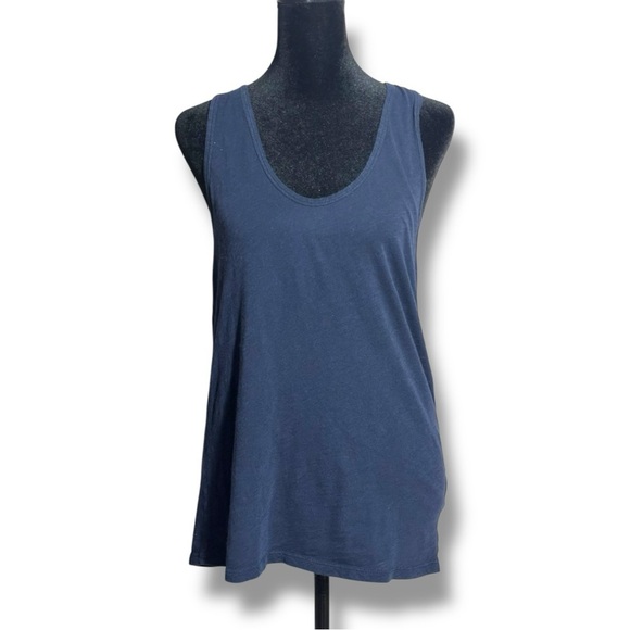 J. Crew | Tops | J Crew Vintage Cotton Relaxed Fit Lightweight Navy ...